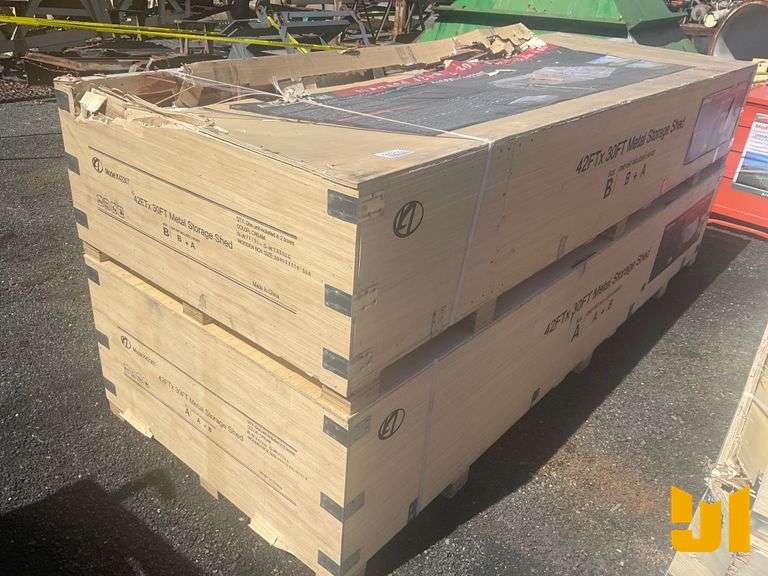 UNUSED 2024 ALLMETAL K2030 METAL GARAGE - Jeff Martin Auctioneers, Inc.