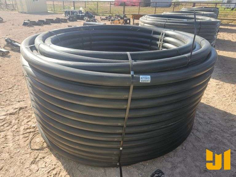 ROLL OF 3 IN. DR9 POLY PIPE TUBING - Jeff Martin Auctioneers, Inc.