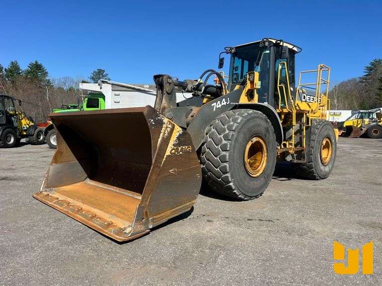 2008 DEERE 744J WHEEL LOADER SN: DW744JX618771 - Jeff Martin ...