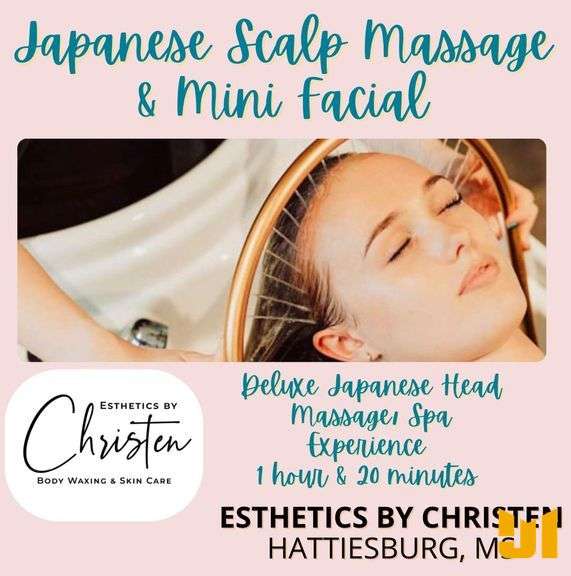 DELUXE JAPANESE HEAD MASSAGE/SPA EXPERIENCE, DONATED BY ESTHETICS BY ...