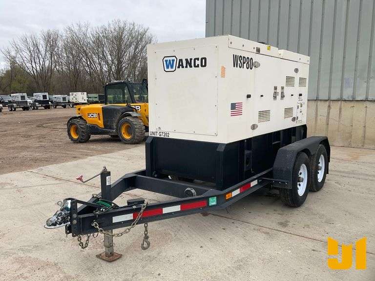 2018 WANCO WSP80 80 KW PORTABLE GENERATOR SN: S302146 - Jeff Martin ...