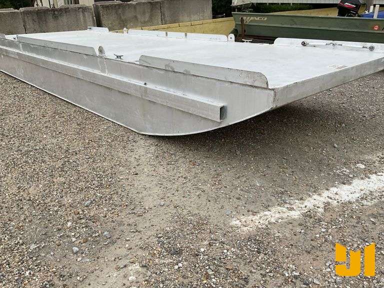 2021 6’X20’X2’ ALUMINUM BARGE - Jeff Martin Auctioneers, Inc.