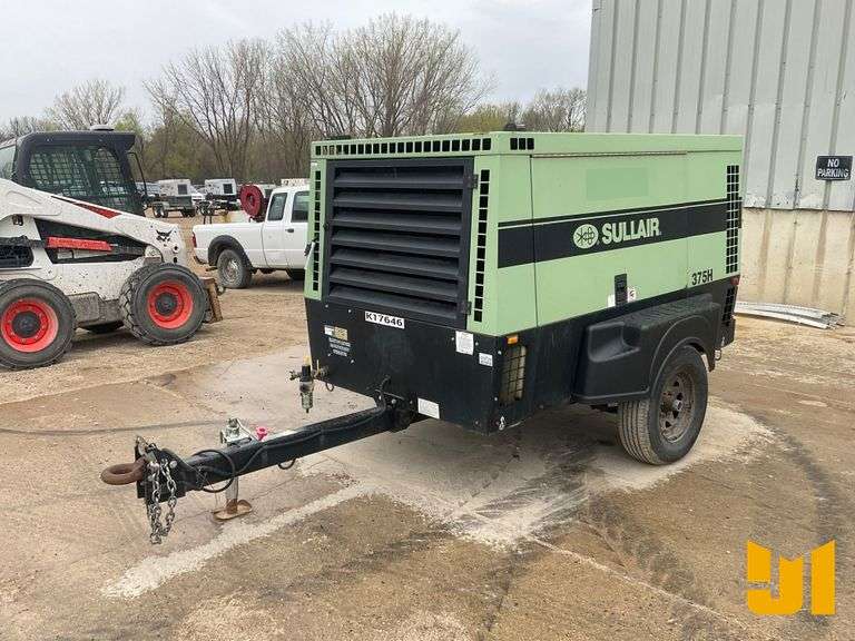 2019 SULLAIR 375HAF 375 CFM PORTABLE AIR COMPRESSOR SN: 201908300068 ...