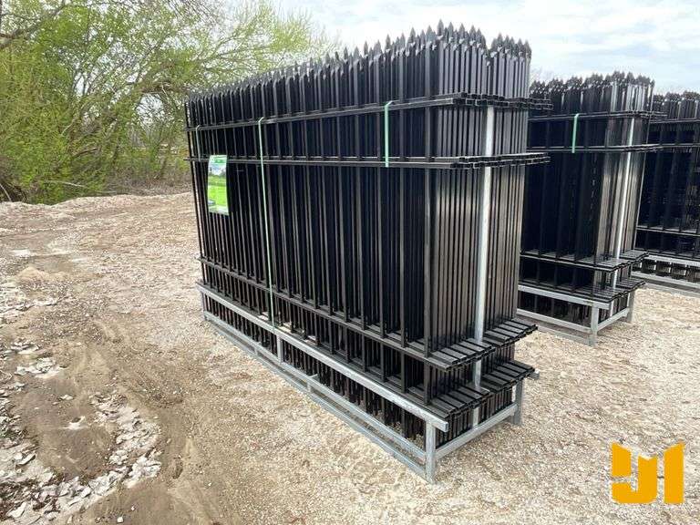 220’ OF DECORATIVE FENCING W/ POSTS, UNUSED - Jeff Martin Auctioneers, Inc.