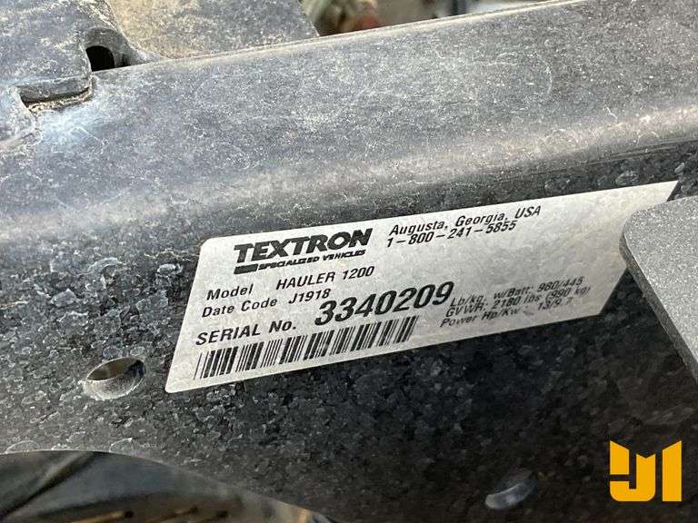 2018 CUSHMAN HAULER 1200 EFI GOLF CART 3340209 - Jeff Martin ...