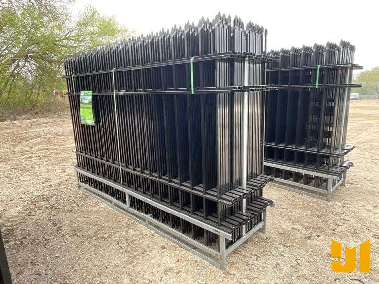 220’ OF DECORATIVE FENCING W/ POSTS, UNUSED - Jeff Martin Auctioneers, Inc.