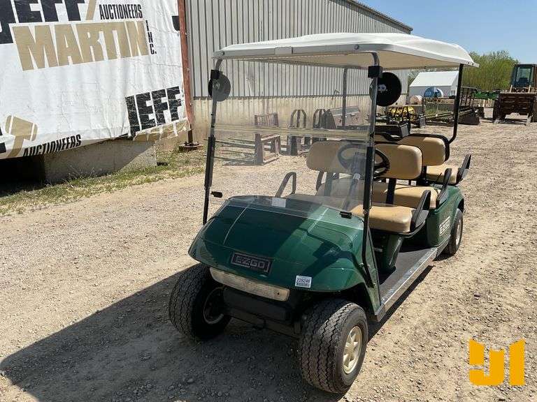 2011 EZ GO SHUTTLE 6 GOLF CART 2742185 - Jeff Martin Auctioneers, Inc.
