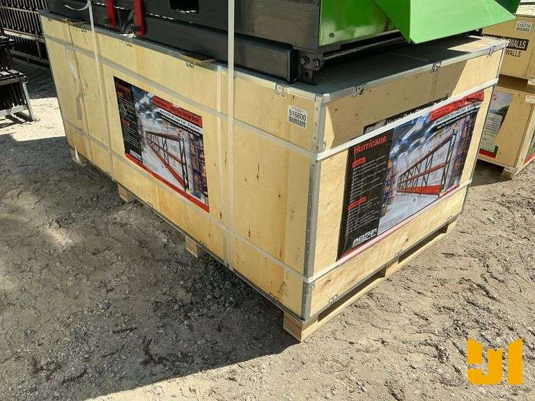 UNUSED HURRICANE QH39 STORAGE RACKS, 39 LINEAR FT., 6 SECTIONS, EACH ...