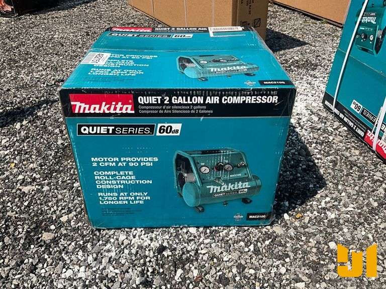 UNUSED MAKITA QUIET 2 GALLON AIR COMPRESSOR PORTABLE AIR COMPRESSOR ...