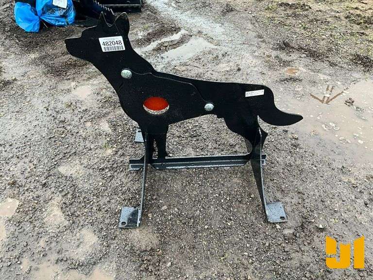 3/8" AR500 STEEL COYOTE SHOOTING TARGET - Jeff Martin Auctioneers, Inc.
