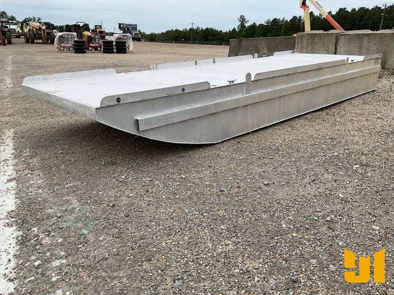 2021 6’X20’X2’ ALUMINUM BARGE - Jeff Martin Auctioneers, Inc.