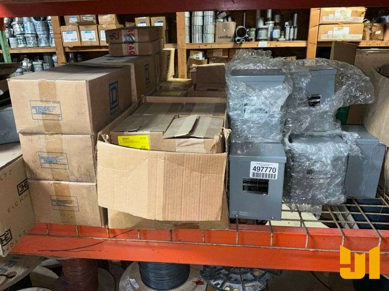 QTY OF JUNCTION & PULL BOXES, SQUARE D ELECTRICAL INTERLOCK - Jeff ...