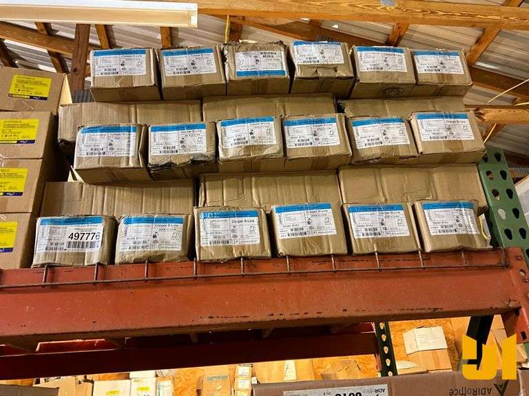 QTY OF COOPER B-LINE SQUARE BOX ADJUSTABLE PLASTER RING COVERS - Jeff ...