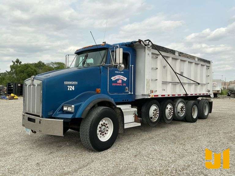 1996 KENWORTH T8 SERIES QUINT AXLE DUMP TRUCK VIN: 1NKDX9TX3TJ724028 ...