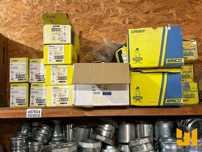 QTY OF CONDUIT SUPPORT CLIPS (1/2” & 3/4”), ERICO CADDY - Jeff Martin ...