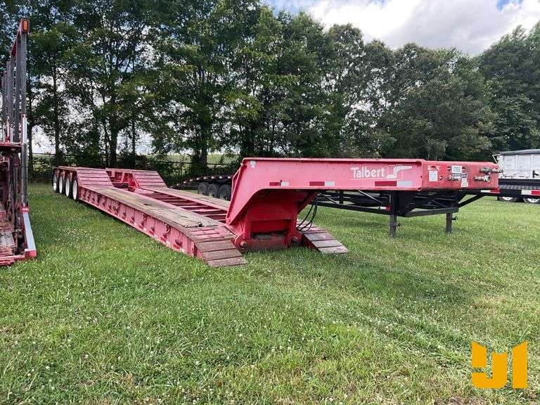 TALBERT HYDRAULIC RGN LOWBOY TRAILER - Jeff Martin Auctioneers, Inc.