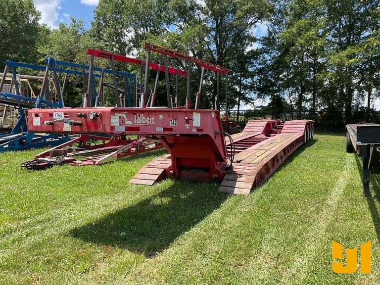 TALBERT HYDRAULIC RGN LOWBOY TRAILER - Jeff Martin Auctioneers, Inc.