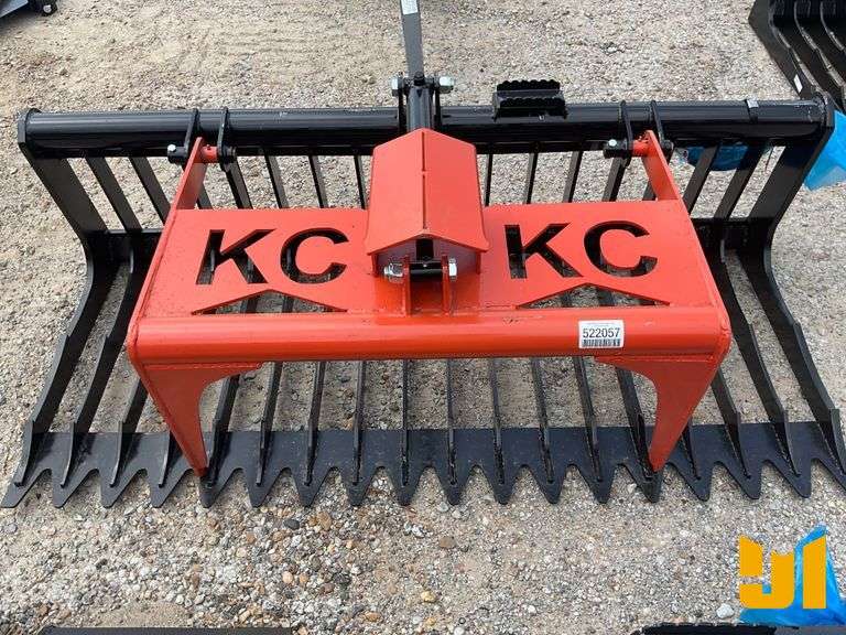 UNUSED 2025 KC SKELETON 76" SINGLE CYLINDER GRAPPLE BUCKET - Jeff ...