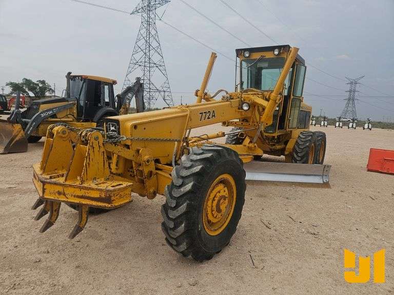 1985 DEERE 772A MOTORGRADER SN: DW772AX505274 - Jeff Martin Auctioneers ...