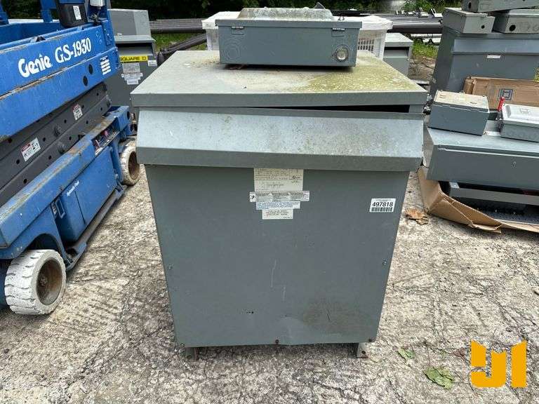 SQUARE D POWER TRANSFORMER, 3-PHASE, KVA: 150, HV: 480Y/277, LV:208 ...