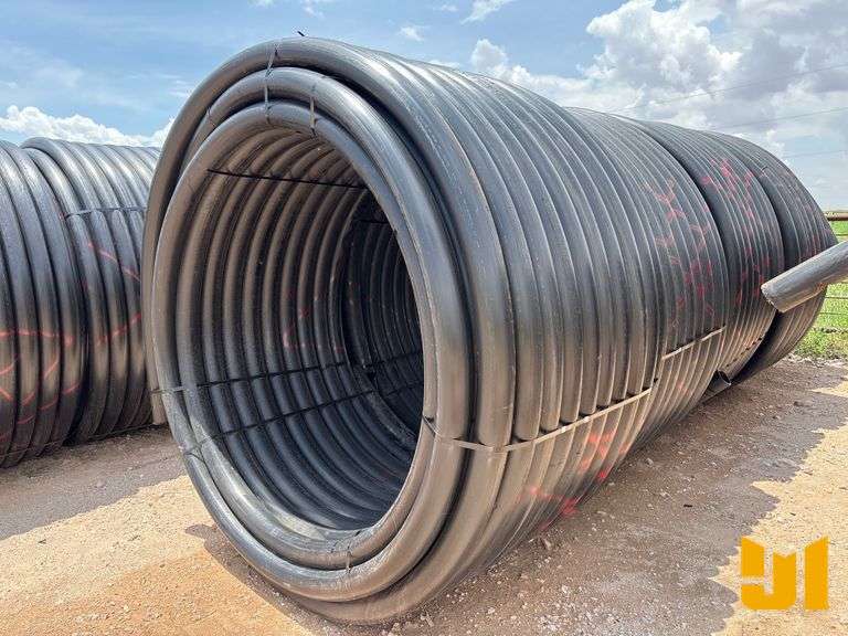 ROLL OF 3 IN. DR9 POLY PIPE TUBING - Jeff Martin Auctioneers, Inc.