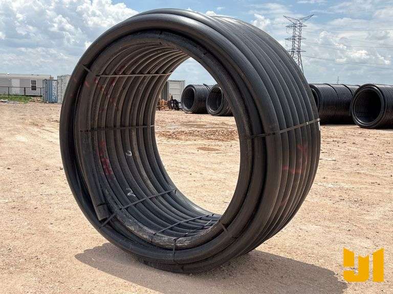 ROLL OF 3 IN. DR9 POLY PIPE TUBING - Jeff Martin Auctioneers, Inc.