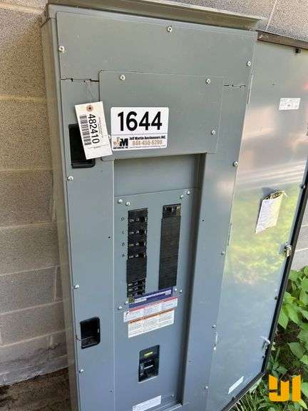 400 AMP SQUARE D NEMA 3 ELECTRICAL PANEL - Jeff Martin Auctioneers, Inc.