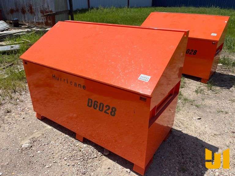 UNUSED 2025 HURRICANE D6028 JOB BOX - Jeff Martin Auctioneers, Inc.