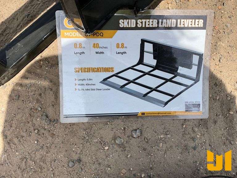 UNUSED 2025 GIYI 40 INCH LAND LEVELER - Jeff Martin Auctioneers, Inc.