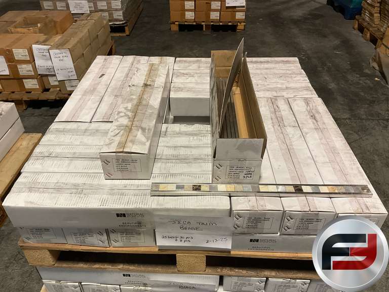 PALLET OF JECA TRIM, IN COLOR BEIGE, 25 BOXES & - Freije & Freije ...