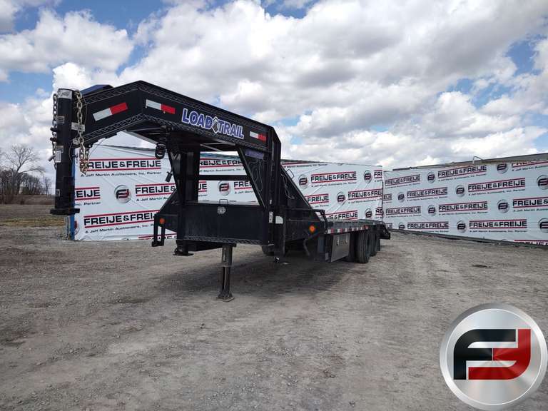 2020 LOAD,TRAIL LLC LOW-PRO GOOSENECK 20' FLATBED TRAILER VIN ...
