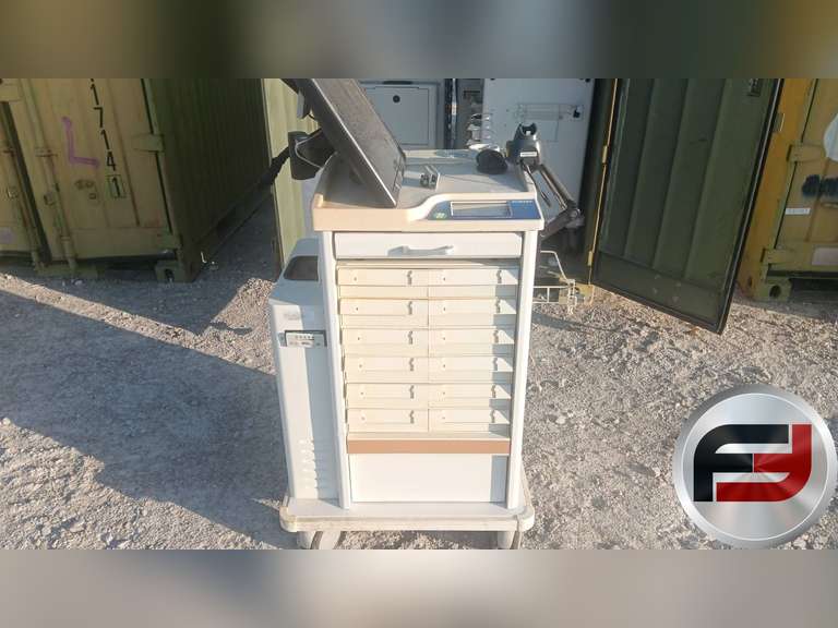HOWARD MEDICAL EKG ROOL CART WITH SCREEN - Freije & Freije Auctioneers