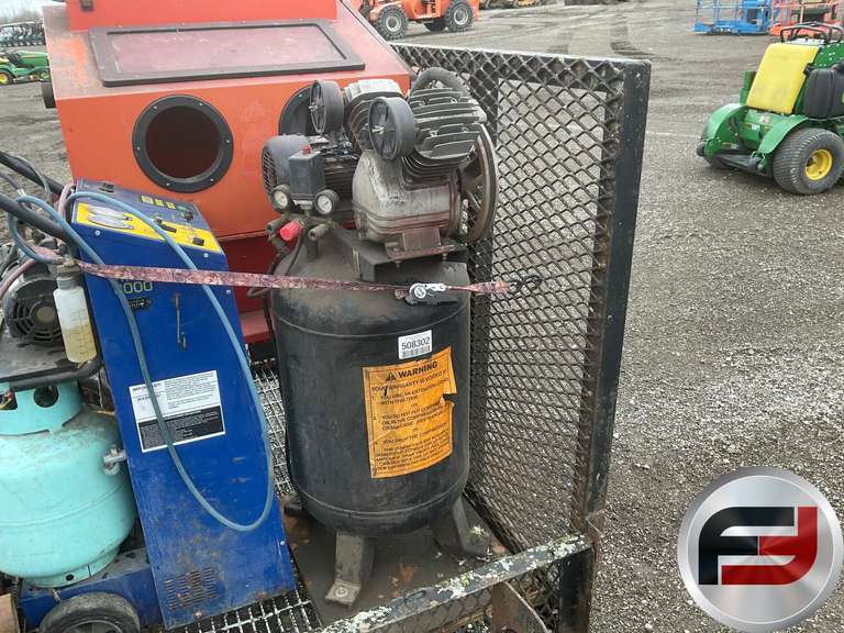 SKID MOUNTED AIR COMPRESSOR - Freije & Freije Auctioneers