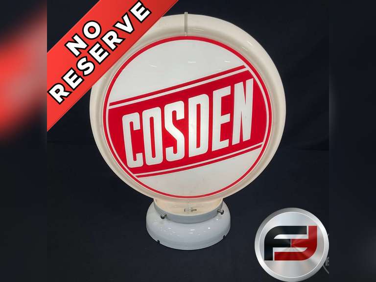 COSDEN PUMP GLOBE 16.5X16.5X6.75, NO RESERVE - Freije & Freije Auctioneers