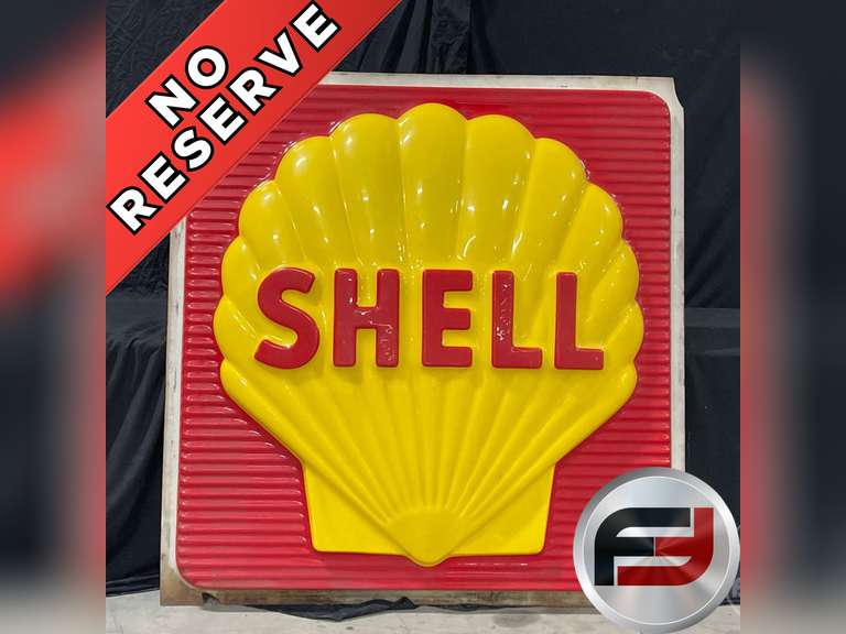 SHELL SIGN, NO RESERVE - Freije & Freije Auctioneers