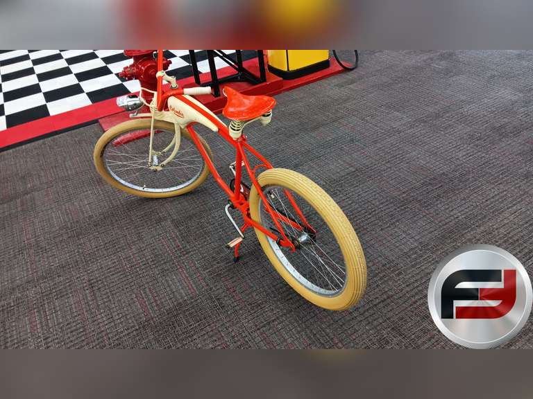 COLUMBIA BICYCLE SPRINGER FRONT FORKS ,FAT TIRE,BEACH BARS, HEADLIGHT ...