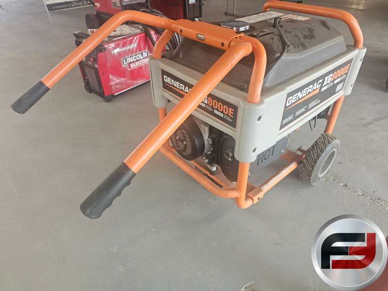GENERAC XG8000E WATTS 8000 PORTABLE GENERATOR - Freije & Freije Auctioneers