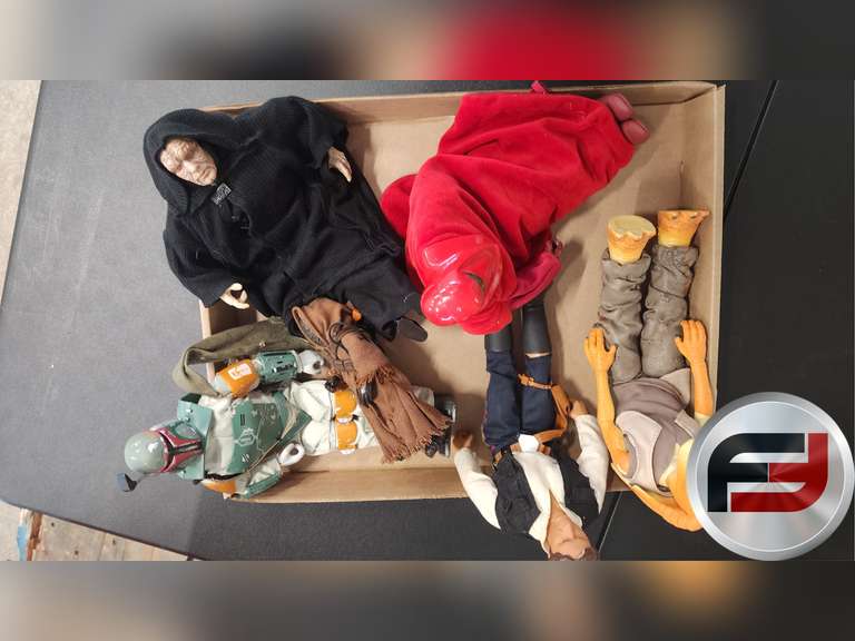 STAR WARS 12" ACTION FIGURES, EMPEROR PALAPTINE, IMPERIAL RED GUARD ...