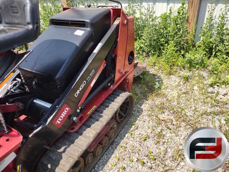 2008 TORO DINGO TX525 WIDE TRACK WALK BEHIND MULTI TERRAIN LOADER SN ...