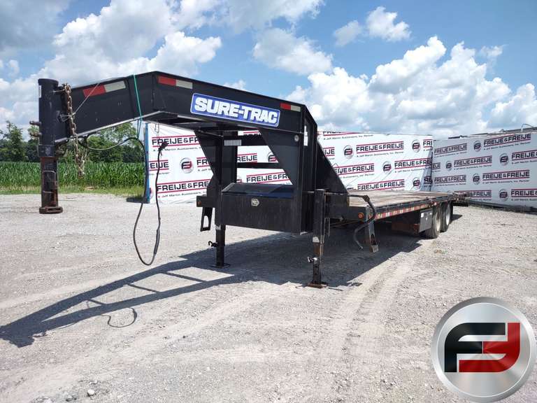 2017 SURE-TRAC SURE-TRAC TRAILERS 30' FLATBED TRAILER VIN ...