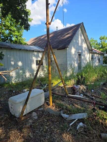 Pipe A-Frame, 11'6" wide x 12'6" tall (chain hoist not included ...