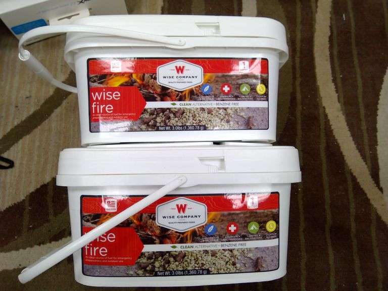 2 Containers Wise Fire Fire Starter, New - Land of Goshen Auction House