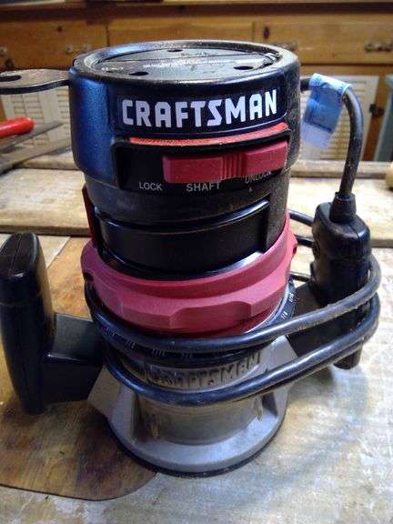 Craftsman Router - Land of Goshen Auction House