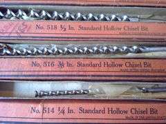 Vintage Standard Chisels and Chisel Bits - Land of Goshen Auction House