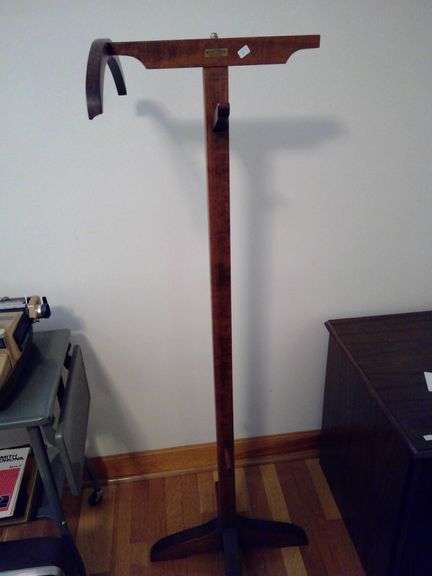 Wooden Clothes Tree - Land of Goshen Auction House