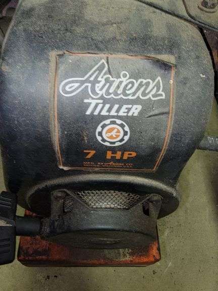 Ariens 7 hp Rear Tine Tiller, working - Land of Goshen Auction House