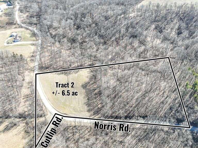 6.5 acres with 2+ acre field and mature woods. Frontage along Norris Rd ...