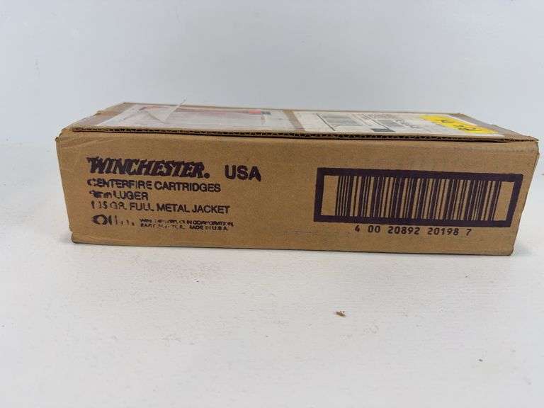 9MM Luger ammunition - Ruhter Auction & Realty, Inc.