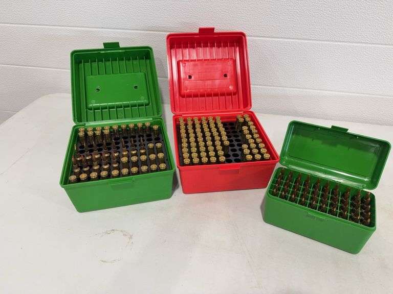 Assortment of .22-6mm Remington Ammunition and Used Brass - Ruhter ...