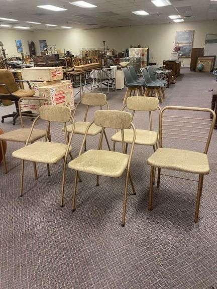 MCM Hamilton Cosco Fashionfold Gate Leg Folding Chairs and STYLAIRE ...